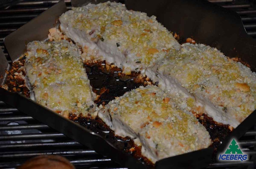 Lampuga ai sapori mediterranei arrostita al barbecue